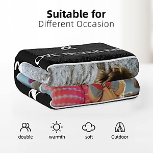 Custom Blanket with Photo Personalized Couples Gifts for Boyfriend Girlfriend Wife Husband Customized Picture Throws Blankets for Couple Lover Adults Family Pet Birthday, 10 Photos