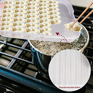 Liatinbo 4-Layer cookie carrier with lid and handle,dessert carrier dumpling container cookie transport storage container (4-Layer white)
