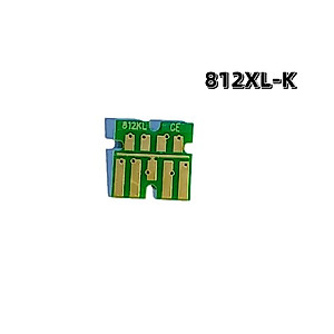 Replacement Chip for T812XL 812XL for Epson WF-7840 WF-7845 WF-7830 WF-7840 WF-7820 EC-C7000 Printer One Time Use Chip