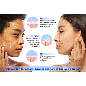 OSEQUE Face Wash/Enzyme Powder Facial Cleanser1.76oz