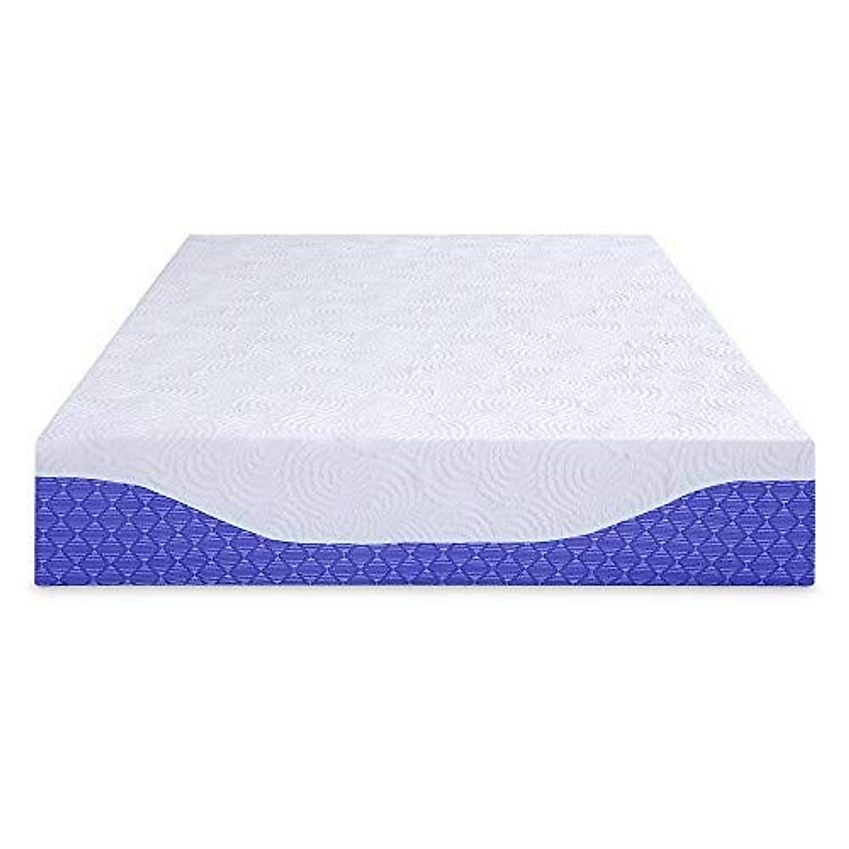 SLEEPLACE 12 Inch METIS Multi Layer Memory Foam Mattress Cobalt Blue (KING)