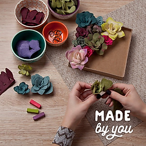 Craft Crush — Felt Succulents Craft Kit — Display Kit — Fun & Easy — Ages 13+, Small