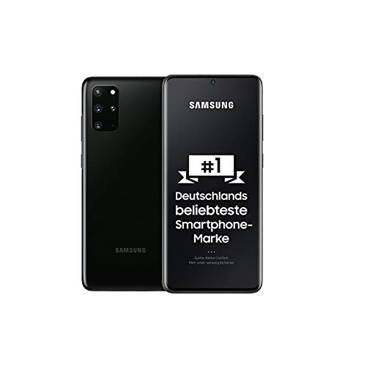 Samsung Galaxy S20+ SM-G986B/DS, Dual SIM 5G, International Version (No US Warranty), 128GB, Cosmic Black - GSM Unlocked