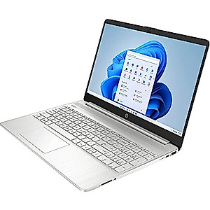 HP Laptop 15-EF3017CA 15.6" FHD IPS, AMD Ryzen 5 5625U, AMD Radeon Graphics, 16GB DDR4 RAM, 1TB SSD Storage, Windows 11 Home, Natural Silver (Renewed)