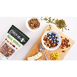 Power Up Trail Mix Gourmet Nut Bag, Mega Omega, 14 Ounce