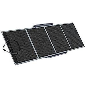 200W 36V Portable Solar Panel with MC4 Output for Power Station, Foldable Solar Panel with Adjustable Kickstand, Waterproof Solar Charger for Solar Generator Camping RV Off-Grid