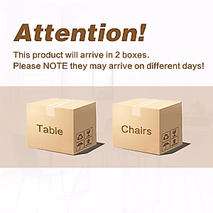 MUUOKY Dining Table Set for 4, Modern 55'' Wood Dining Table, Fabric Dining Chairs 4,Table and Chairs Set of 4,Ideal for Kitchen Dining Room