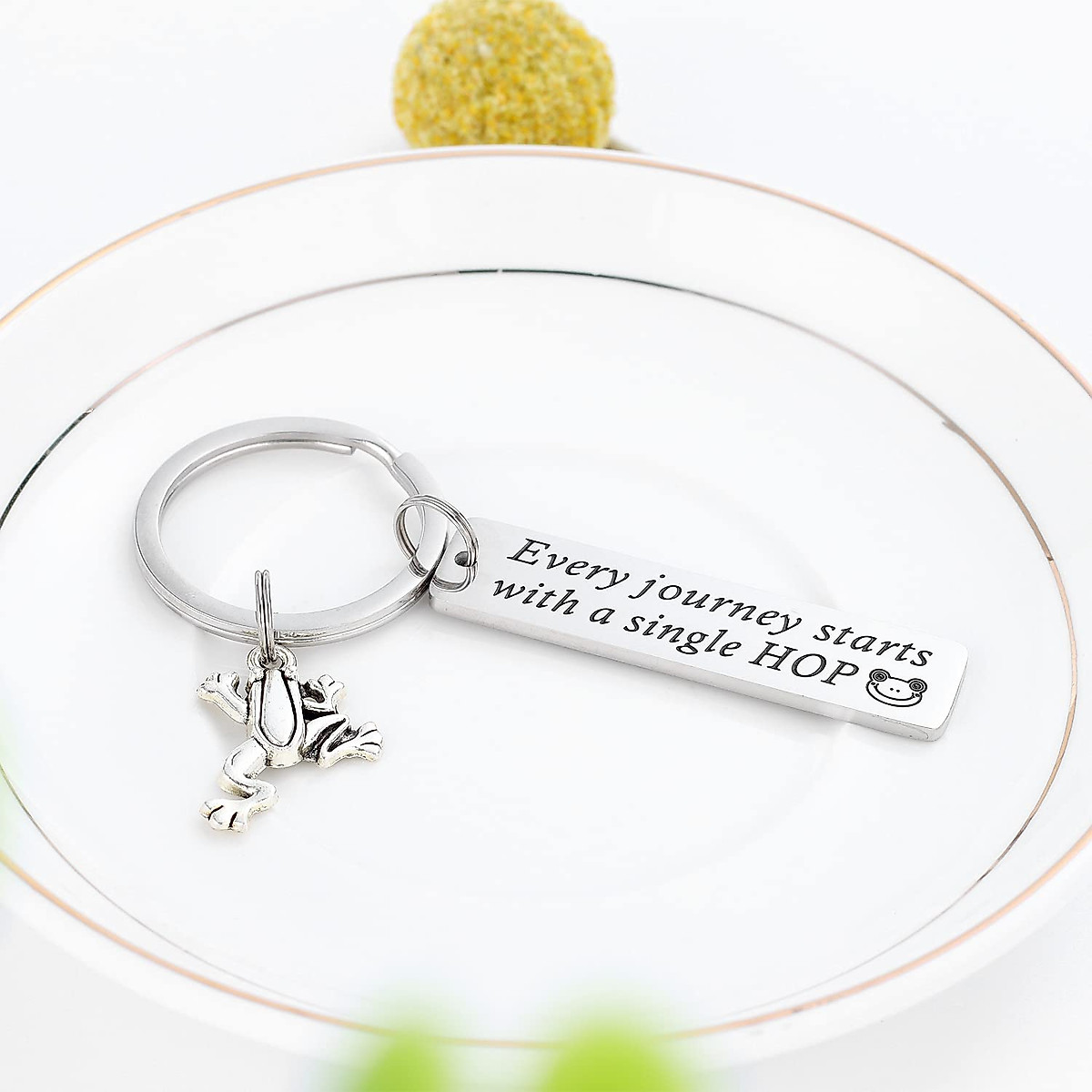 HUTIMY Frog Stuff Frog Gifts Keychain for Frog Lovers Women Men Frog Charm Jewelry Frog Keychain Frog Keychains