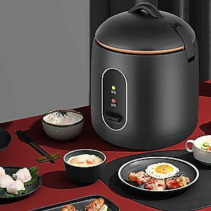 Tyenaza Mini Rice Cooker, 1.2L Multifunction 200W Power Full Automatic Portable Rice Cooker for Home Dorm Travel CN 220V