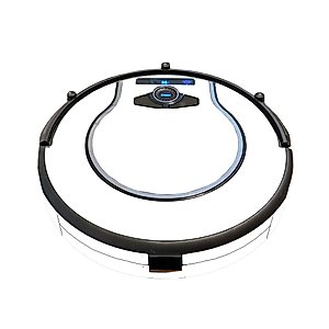 MightySkins Skin Compatible with Shark Ion Robot 750 Vacuum Minimal Coverage - Solid White | Protective, Durable, and Unique Vinyl wrap Cover | Easy to Apply, Remove | Made in The USA
