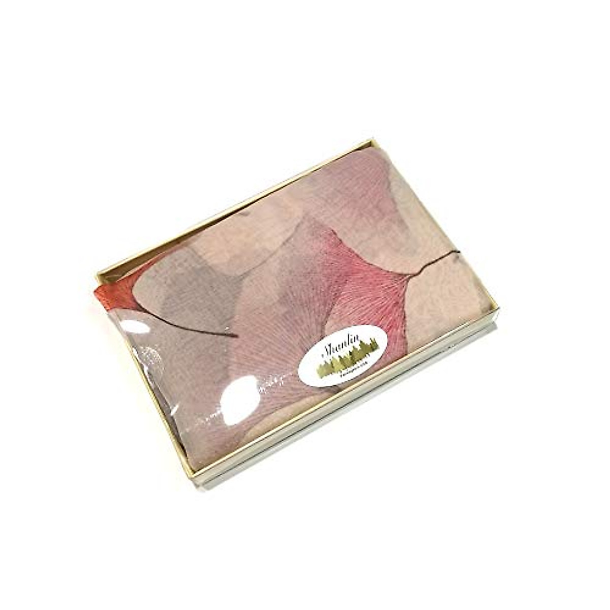 Shanlin Super Large Silk Feel Foliage Ginkgo Leaf Scarves for Women (GinkgoLeaves)