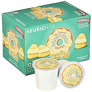 THE ORIGINAL DO Keurig Green Mountain Donut Shop Coffee, Medium Roast, Vanilla Puff, 12 ct