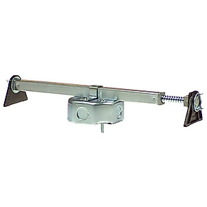 Westinghouse 0110000 Saf-T-Brace for Ceiling Fans, 3 Teeth, Twist and Lock,Silver(Pack of 1)