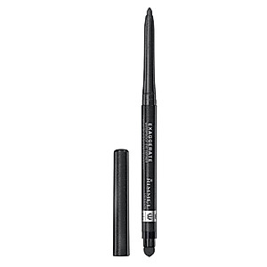 Rimmel London Exaggerate Waterproof Eye Definer Eyeliner, Highly Pigmented, Long-Wearing, Built-In Smudger, 263, Starlit Black, 0.01oz