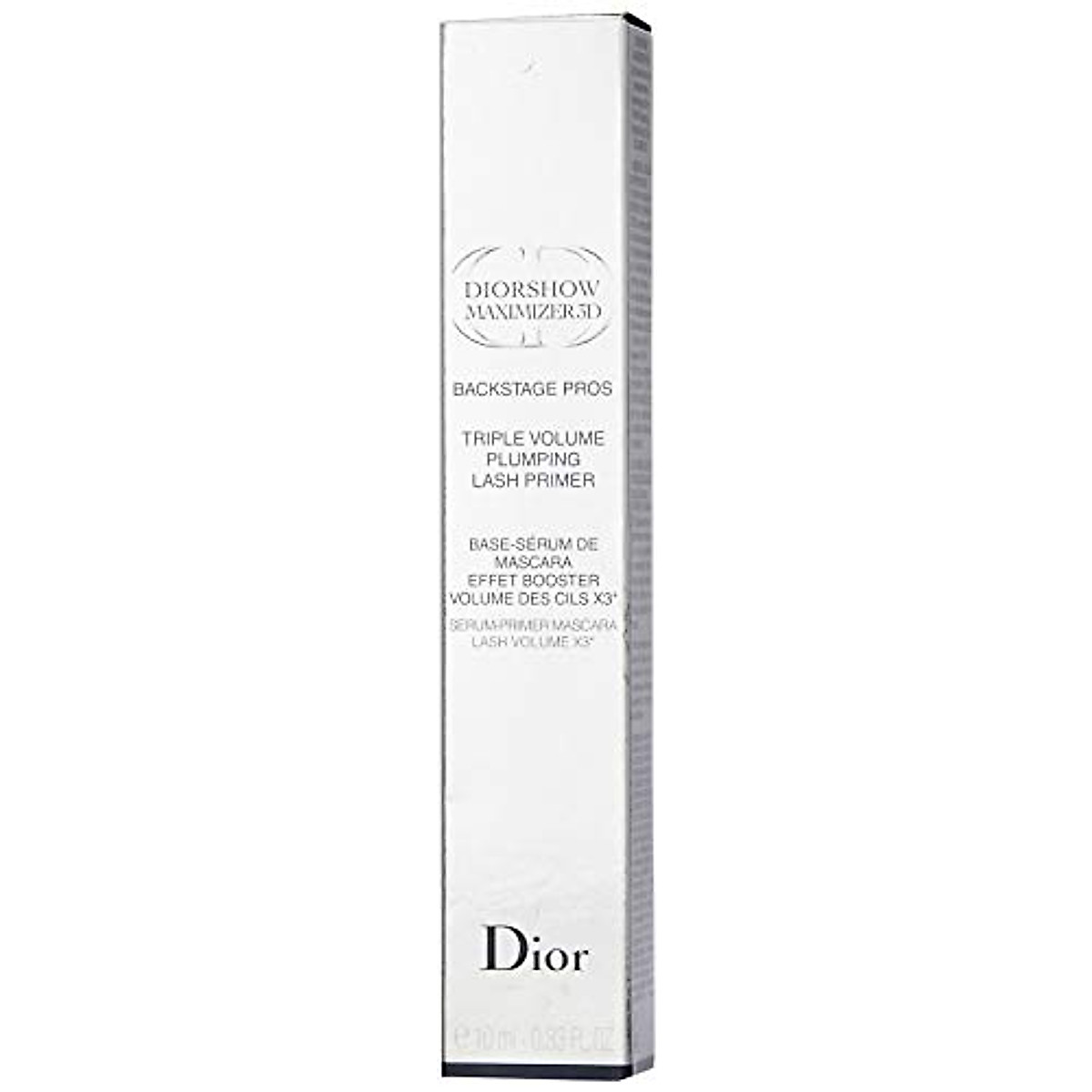 Christian Dior Diorshow Maximizer 3D Triple Volume Plumping Lash Primer, 0.33 Ounce