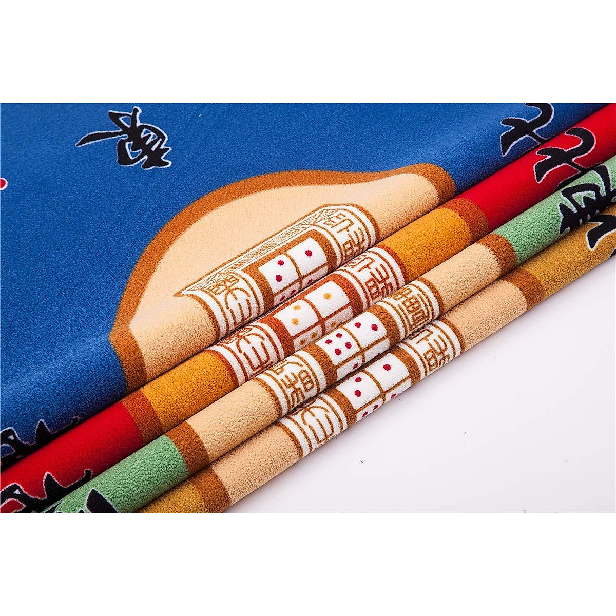 HengKaiSing 31.5" Table Cover - Slip Resistant Mahjong Game/Poker/Dominos/Card Tablecovers Table Top Mats 2 Pack (at Random Colors)