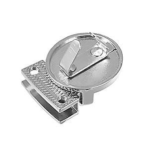 uxcell Turn Lock Clasp, 28mm x 22mm Zinc Alloy Purse Thumb Lock Bag Press Closure Buckle for DIY Handbag Wallet Crafts Making 4Pcs(Silver Tone)