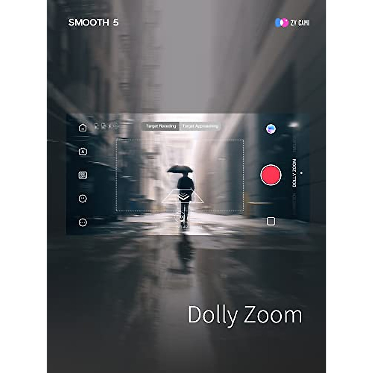 Zhiyun Smooth 5 Combo Phone Gimbal, 3-Axis Handheld Smartphone Stabilizer with Grip Tripod, Magnetic Fill Light, AI Face Tracking for iPhone Android FiLMiC Pro