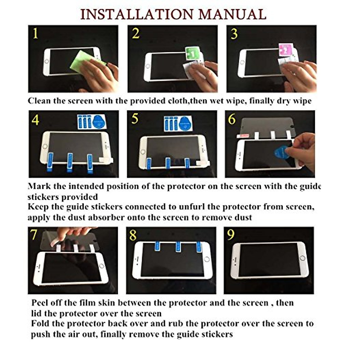 iPhone 8/7 Plus Screen Protector Glass, eTECH [3 Pack] Tempered Glass Screen Protector for Apple iPhone 8 Plus, iPhone 7 Plus [5.5"inch] 2017 2016 – Bubble Free, Case Friendly, HD Crystal Clear
