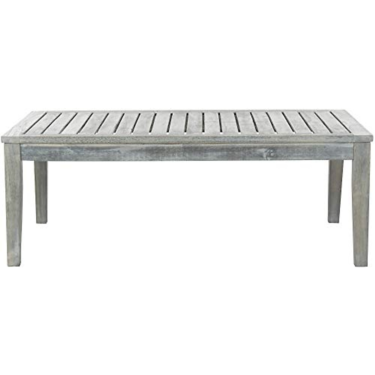 SAFAVIEH Outdoor Living Collection Bradbury 4-Piece Outdoor Living Set, Natural/Beige, Chair: 25.6" x 24.8" x 31.9" Bench: 48.4" x 24.8"