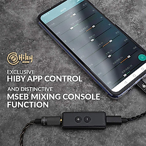 HIDIZS S8 USB DAC Amp, 384kHz / 32Bit USB C Portable HiFi Audio Decoding Amplifier for iPhone iPod Android Computer with Windows/Mac OS/iOS/iPad OS System (4 Interface Cable Included, Silver)