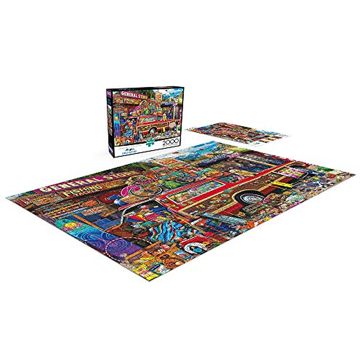 Buffalo Games - Aimee Stewart - Family Vacation - 2000 Piece Jigsaw Puzzle for 168 months to 1200 months