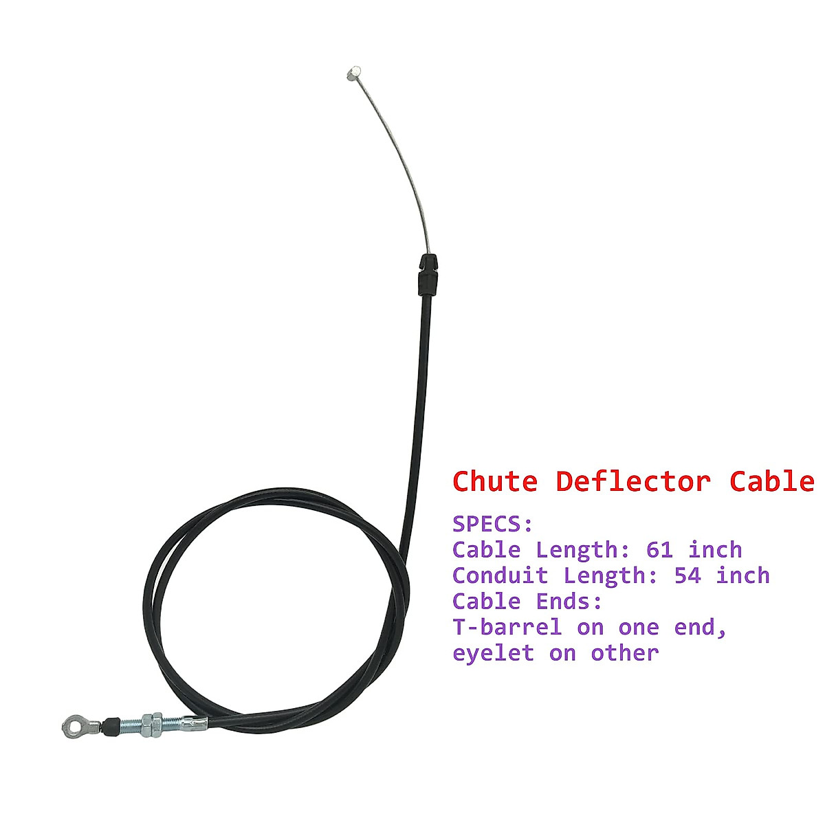 Yiekea 06900406 Snow Blower Chute Deflector Cable for Ariens Deluxe and Pro Snow Thrower Replaces 06900018