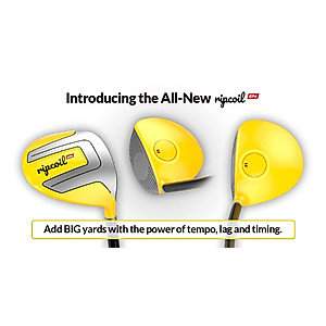 Ripcoil RP6 -Golf Swing Training Aid and Distance Trainer, Whippy Shaft and Driver Head, Hit Balls with This Aid, Increase Swing Speed and Distance Fast (Right Hand)