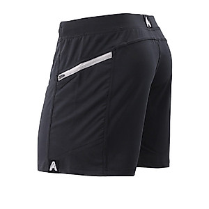 Anthem Athletics Hyperflex 5 Inch Men's Workout Shorts - Zipper Pocket Short for Running, Athletic & Gym Training - Black Onyx G2 - Small