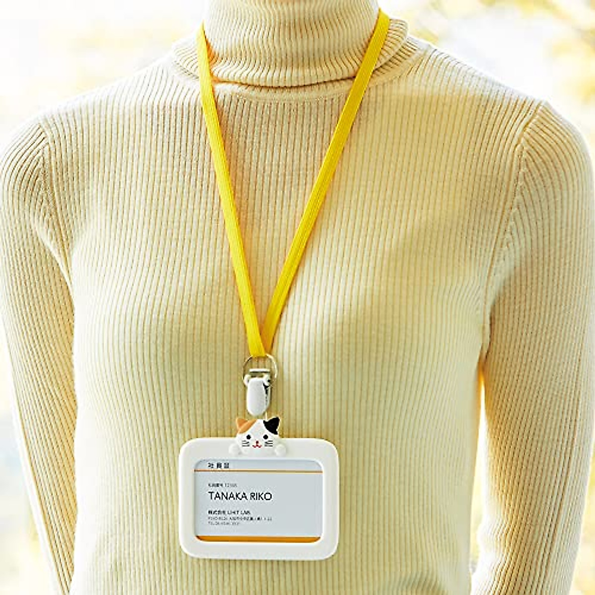 Lihit Lab A7804-18 SMARTFIT Puni-Labo ID Card Holder, Pug