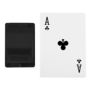 Super Z Outlet Giant Jumbo Deck of Big Playing Cards Fun Full Poker Game Set - Measures 8-1/4" x 11-3/4"