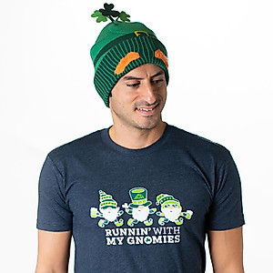 Happy Hatter | Leprechaun Knit Beanie Hat | Adult