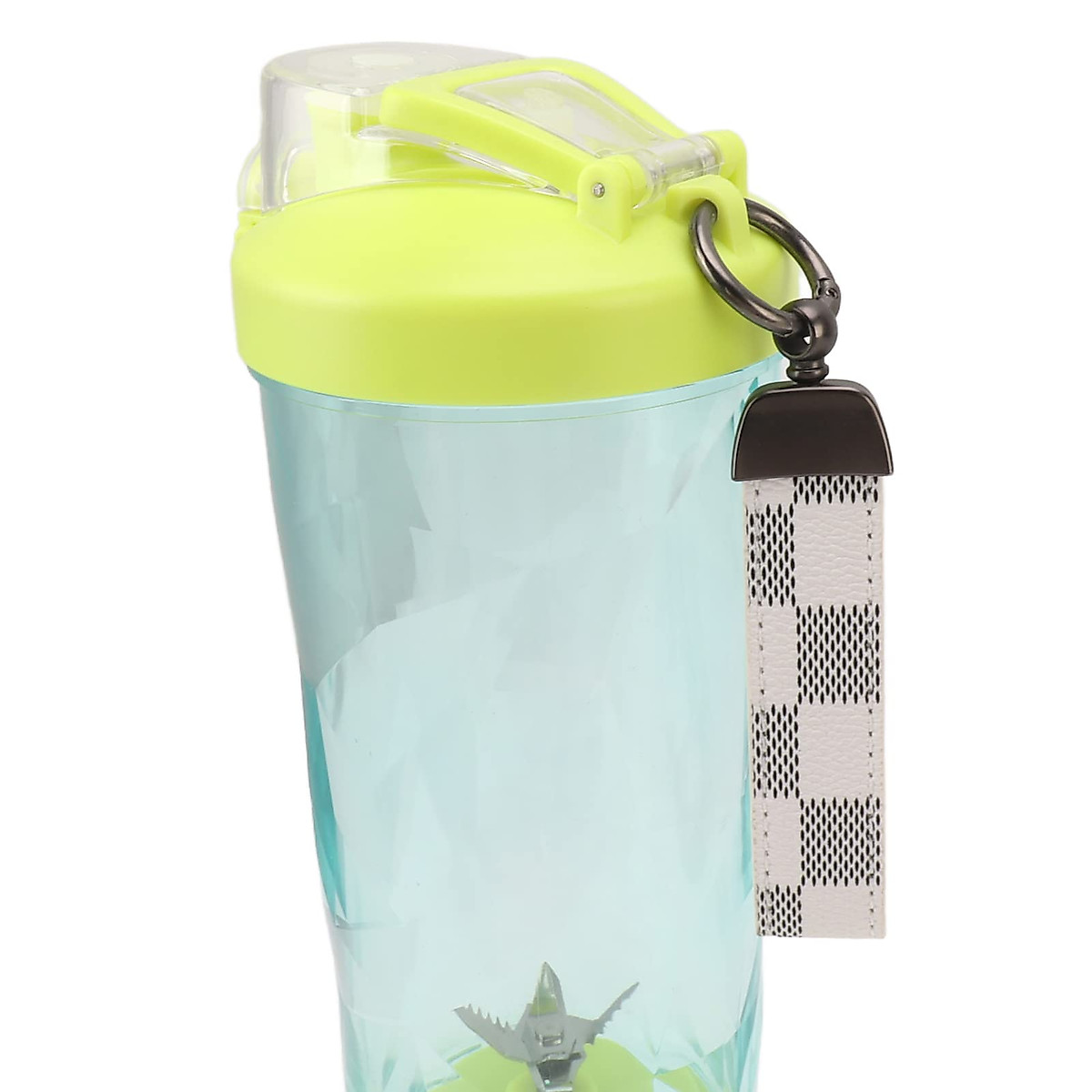 Luqeeg Portable Blender, 20oz 600ml Mini Blender, USB Rechargeable Blender with 6 Blades Handheld Personal Size Blender for Shakes and Smoothies for Kitchen Home Travel Office Camping