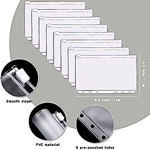 Mable gray Faux Leather A6 Budget Planner Binder with Zipper Cash Envelopes& Expense Budget Sheets, Money Saving Budget Saver Book, Cash Stuffing Organizer for Budgeting