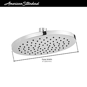 American Standard 1660527.002 Studio S 8 Inch Rain Showerhead-2.5gpm, Polished Chrome