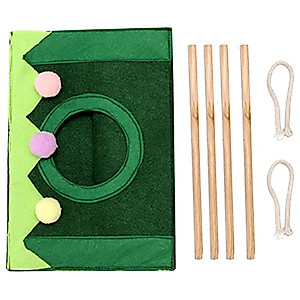 LUOZZY Hamster Tent Hamster Hideout Houses Guinea Pig Hideaway Small Animal Tents Hedgehog Bed Wooden Stick Triangle Tent Pet Supply