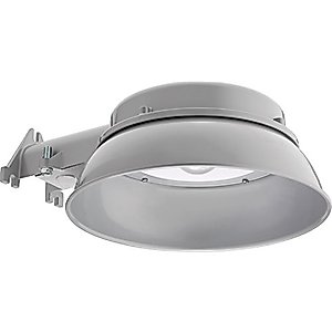 Lithonia Lighting Oval 40K 120 PE DNA M4 Dusk to Dawn Integrated Outdoor LED Area Light, 20W, White