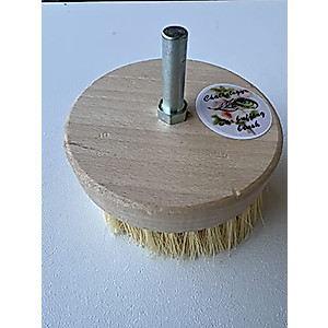 Wax Buffing Brush Drill, 4" Wide Chalk and Wax Buffing Brush. Best Buffing Chalk paint wax buffer. Drill Attachment.