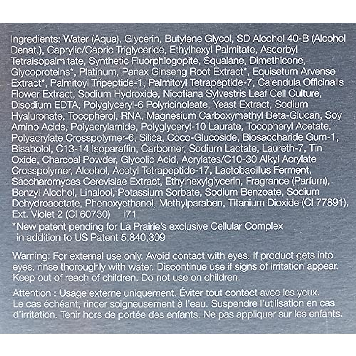 The Platinum Collection by La Prairie Cellular Platinum Rare Night Elixir 20ml