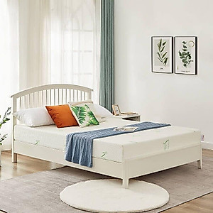 Generic 5 Inch Memory Foam Mattress,Queen Size, Medium-Firm Bed Mattress with Bamboo Cover, Breathable Gel Mattress, Pressure Relief, Bed in a Box for Bunk Bed, Trundle Bed, CertiPUR-US Certified