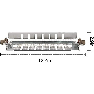WR51X10055 & WR55X10025 & WR50X10068 Refrigerator Defrost Heater Kit Compatible with Top Brands Replaces with PS1017716, WR50X10028, WR50X10051, EA303781