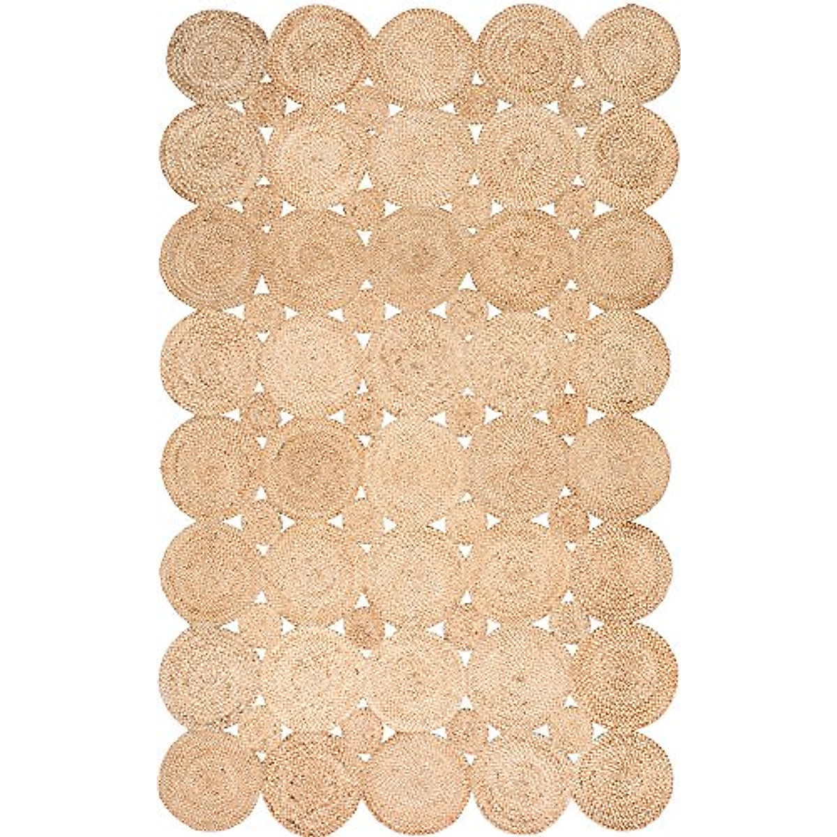 NuLOOM Hand Woven Drusilla Area Rug, 3' x 5', Natural