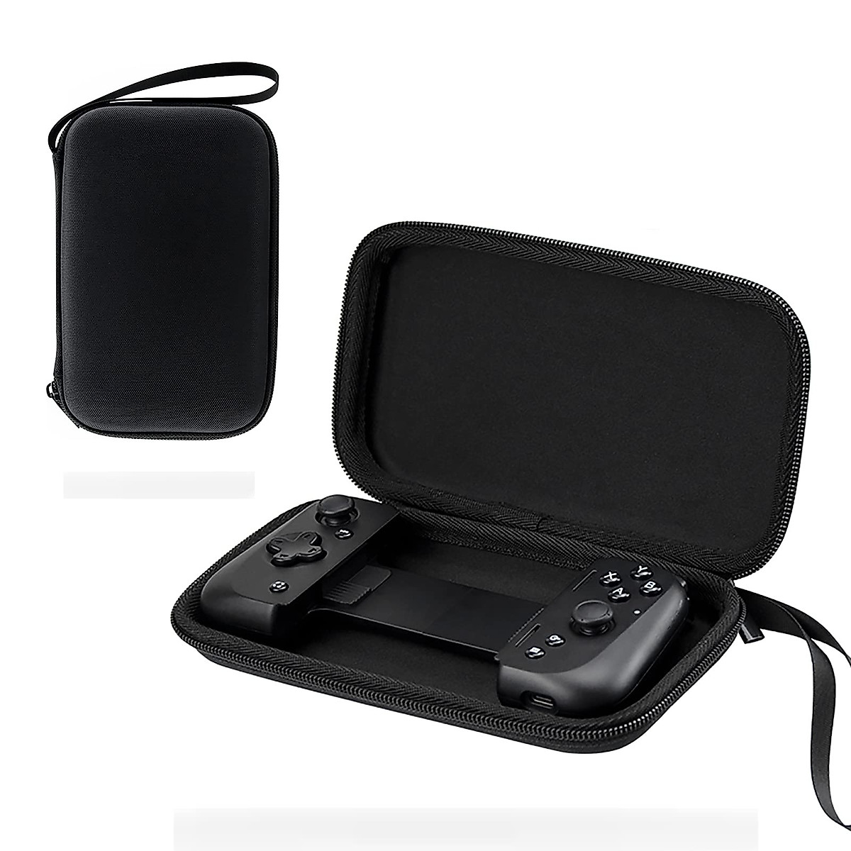 Hard Carrying Case Replacement for Razer Kishi V2, EVA Travel Storage Box Compatible with Razer Kishi V2 Mobile Gaming Controller for Android or iOS Smartphones, Black