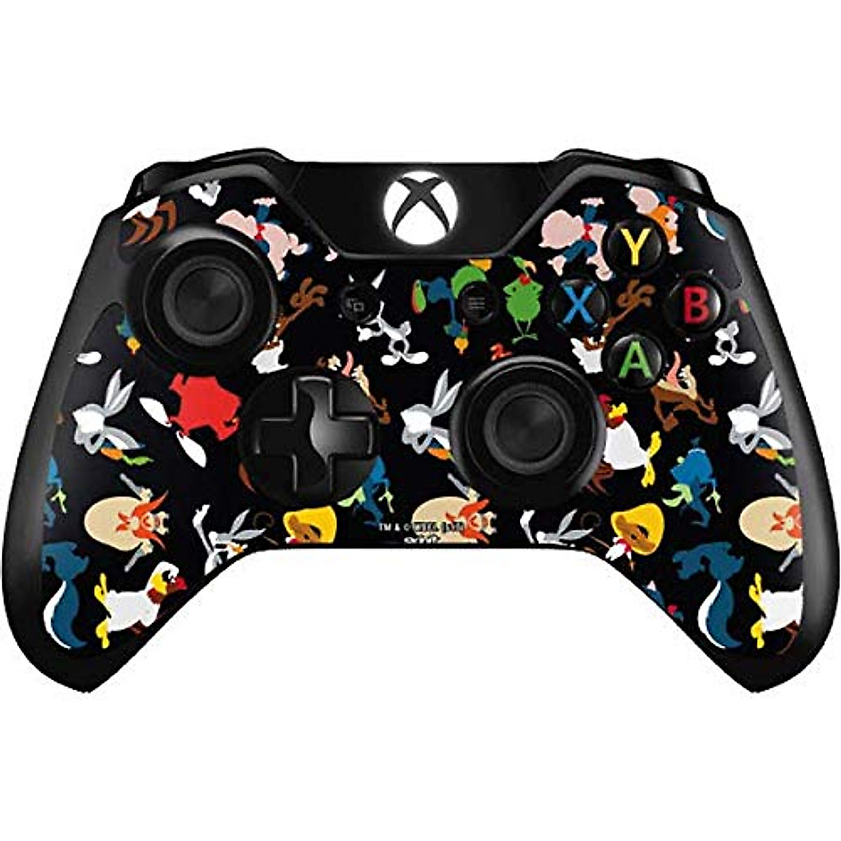 Skinit Decal Gaming Skin Compatible with Xbox One Controller - Officially Licensed Warner Bros Looney Tunes Identity Pattern Design