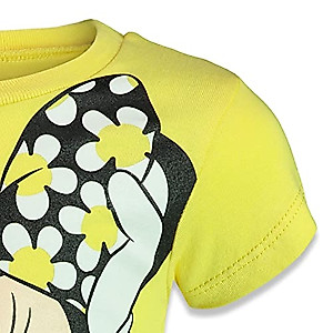 Disney Mickey Mouse Minnie Mouse Little Girls 4 Pack T-Shirts 6-6X