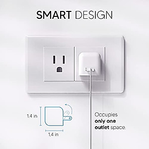 TalkWorks USB Cable Compatible w/ iPhone 14/14 Plus/14 Pro/14 Pro Max, 13/Mini/Pro/Pro Max, 12/Mini/Pro/ProMax, Phone, AirPods, iPad - 5' Lightning Cable Wall Charger Adapter - MFI Certified (White)
