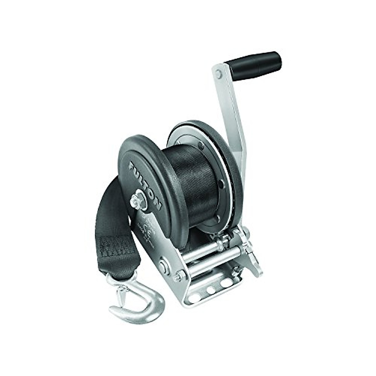 Fulton 142208 Single Speed Winch with 20' Strap and Cover - 1500 lbs. Capacity, 1 Pack