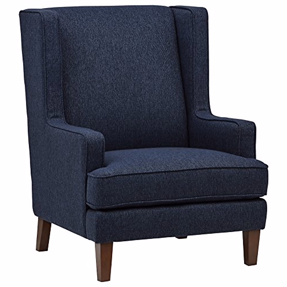 Amazon Brand – Stone & Beam Highland Modern Living Room Wingback Accent Chair, 31.9"W, Denim