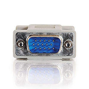 C2G 02457 MultiSync VGA (HD15) Male to DB9 Female Serial RS232 Adapter, Beige