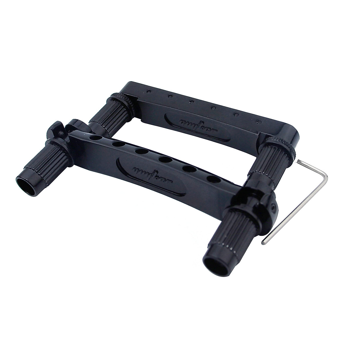 Guyker Guitar Tune-O-Matic Bridge and Stop Bar Tailpiece Combo with Anchors and Studs Replacement Compatible with LP SG EPI 6 String Electric Guitar Black